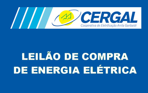 LEILÃO DE COMPRA DE ENERGIA ELÉTRICA – Cergal