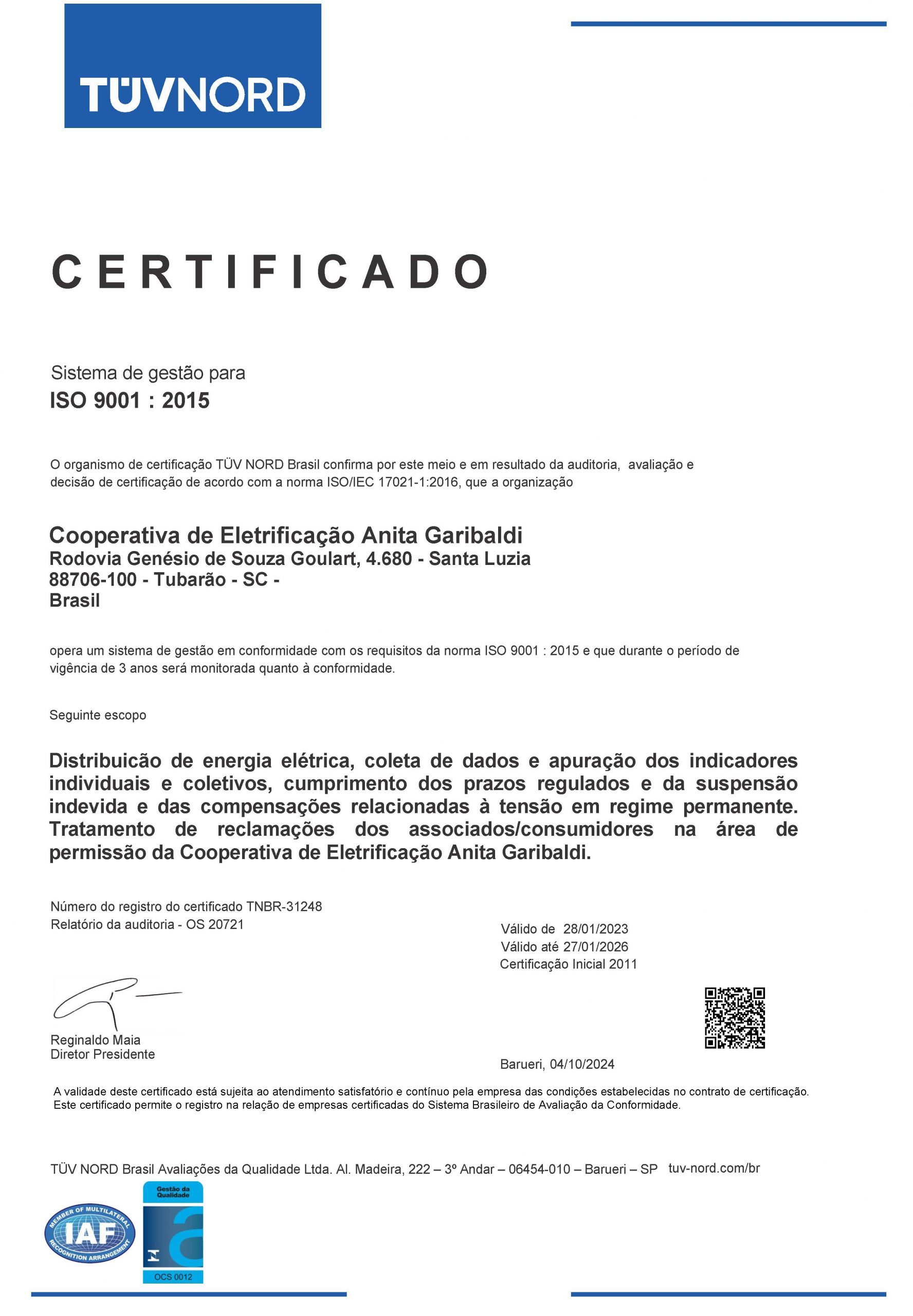 Gestão da Qualidade – Cergal